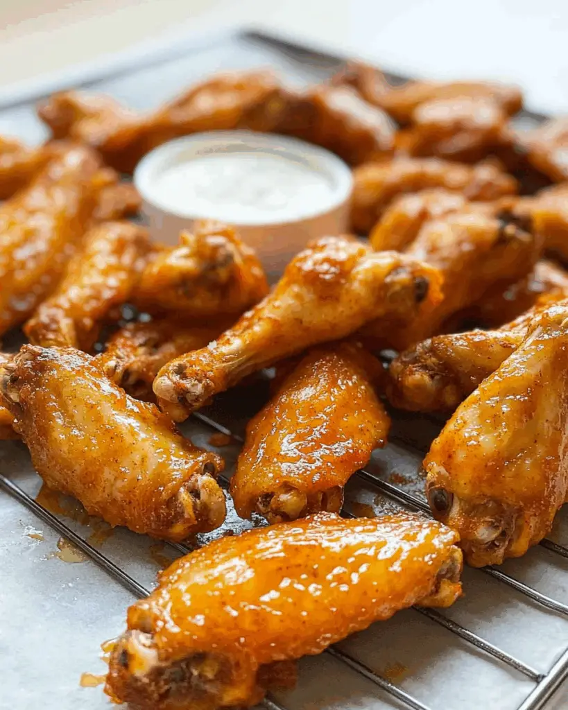 Super Crispy Baked Chicken Wings