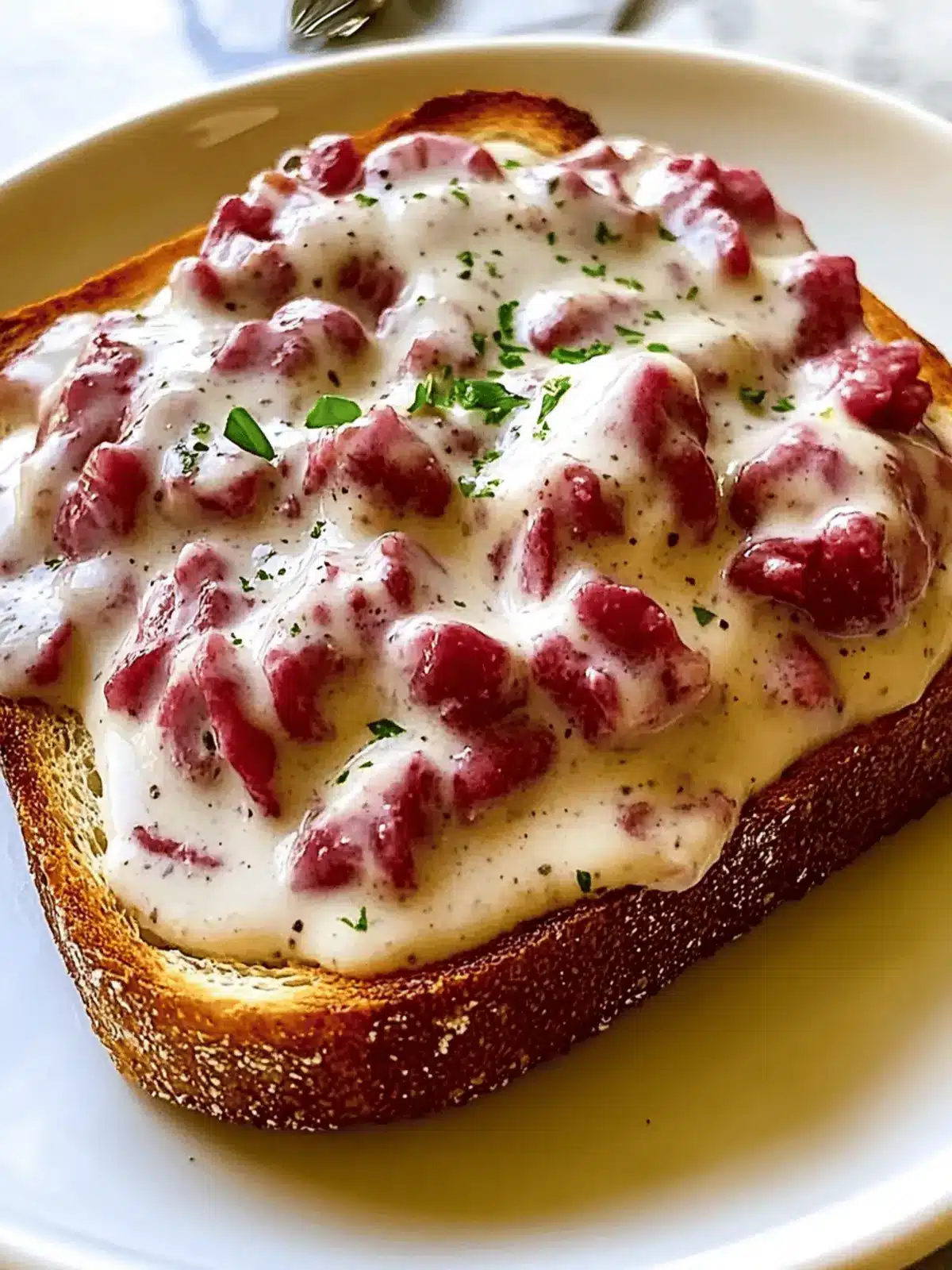Creamed Chipped Beef on Toast – Ultimate Comfort Food Delight