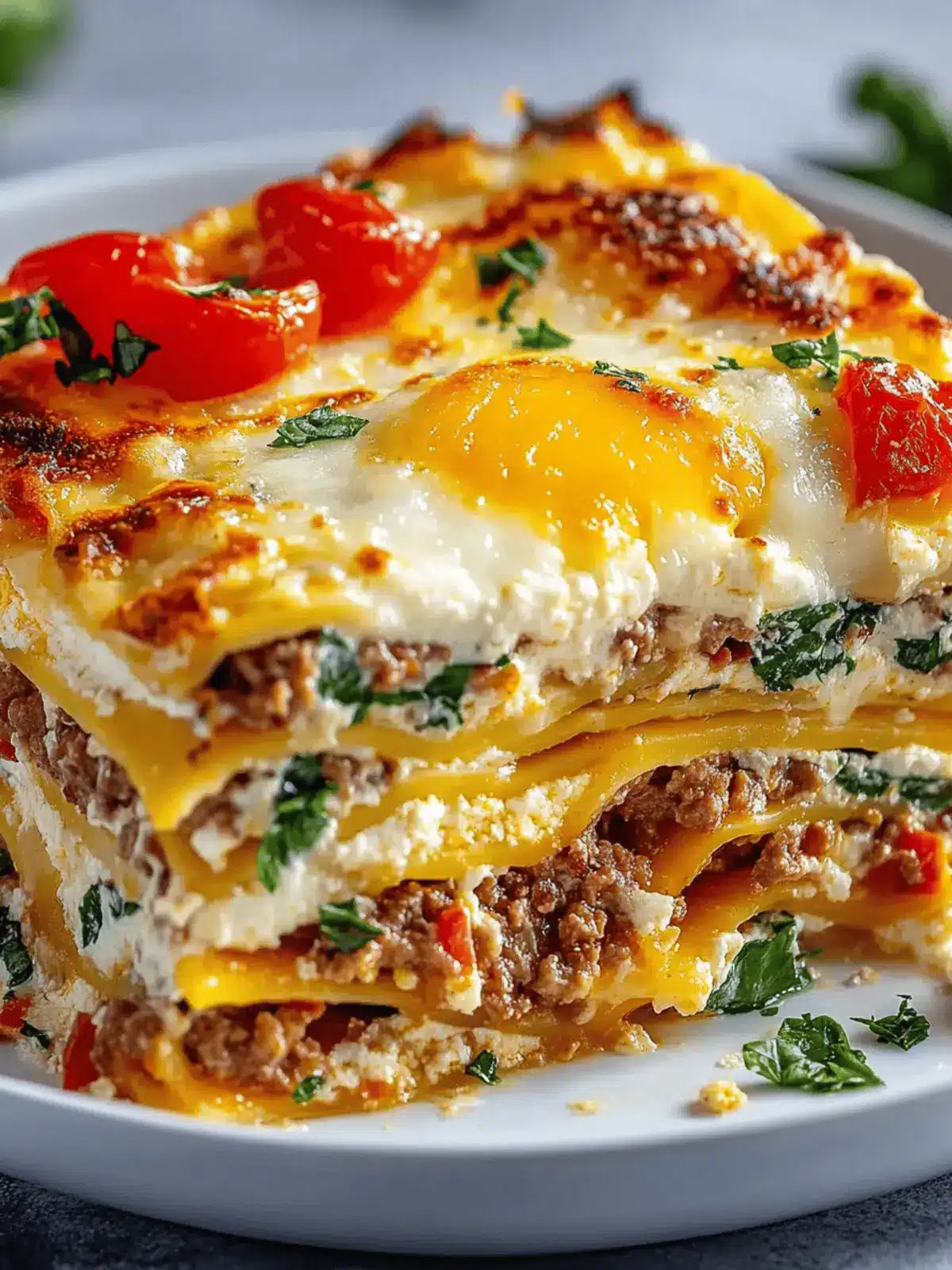 Irresistible Breakfast Lasagna With Layers: A Hearty Delight